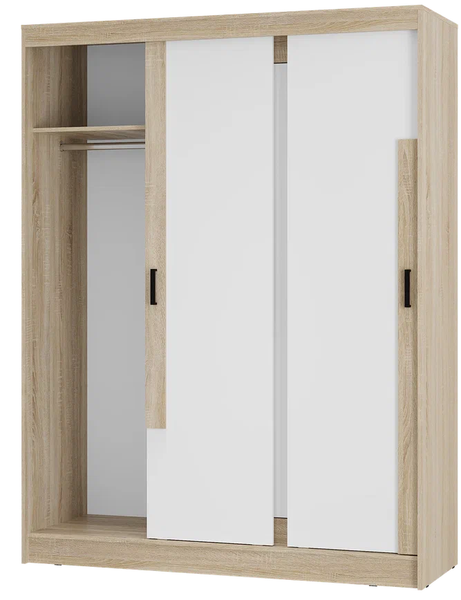 Купить Шкаф купе Смарт ШКК 06 Дуб сонома Белый Bts в Минске